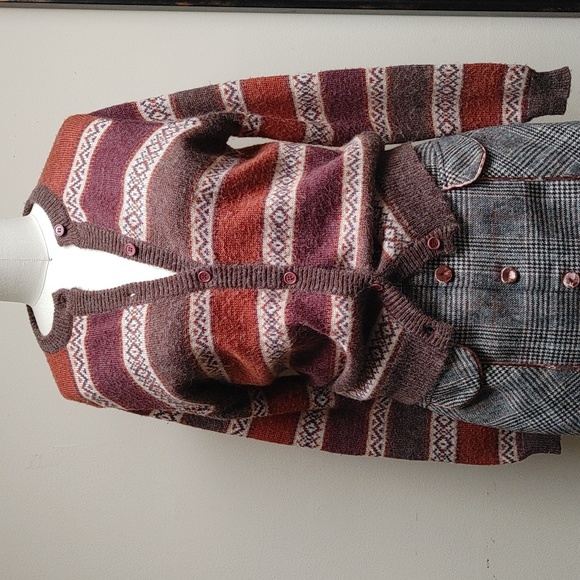 Vintage | Sweaters | Vintage Razzle Dazzle Cardigan Sweater In Autumn ...